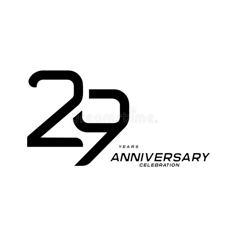 29 Years Logo Stock Illustrations – 666 29 Years Logo Stock ...