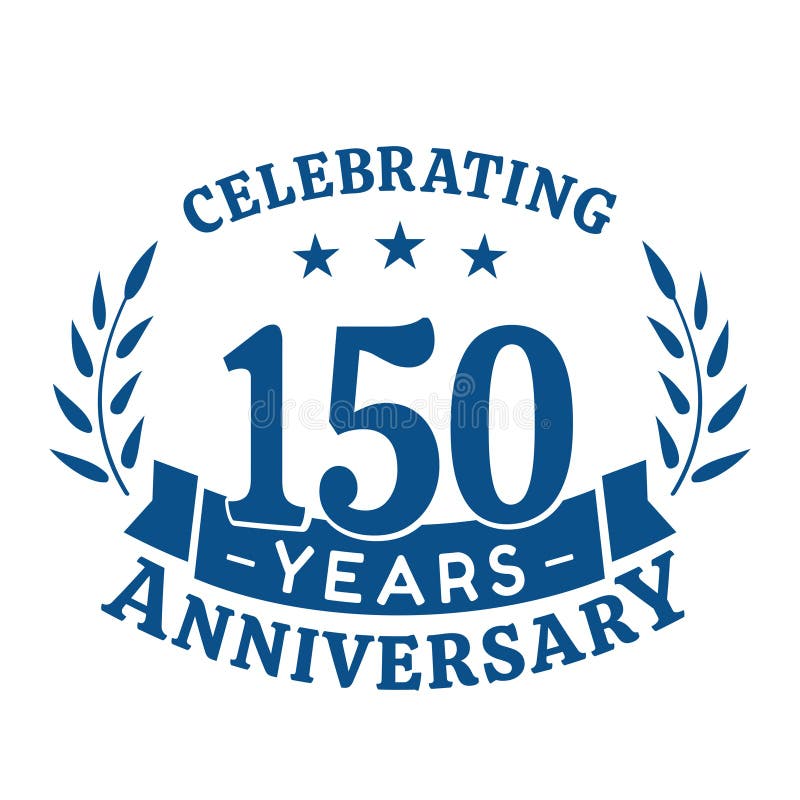 150 Years Anniversary Celebration Logotype. 150th Anniversary Logo ...