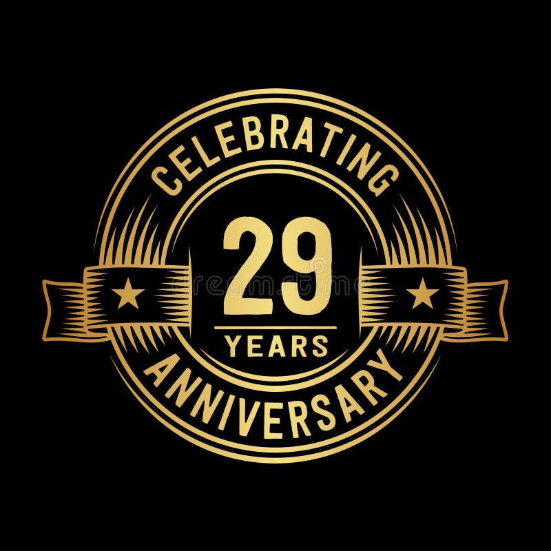 29 Years Anniversary Celebration Logotype. 29th Years Logo. Vector and ... 29 Years Anniversary Celebration Logotype. 29th Years Logo. Vector and ...