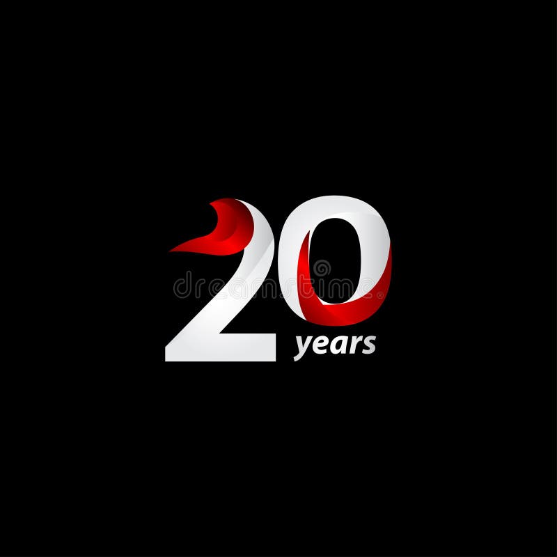 Celebrating 20 Years Red Stock Illustrations – 222 Celebrating 20 Years ...