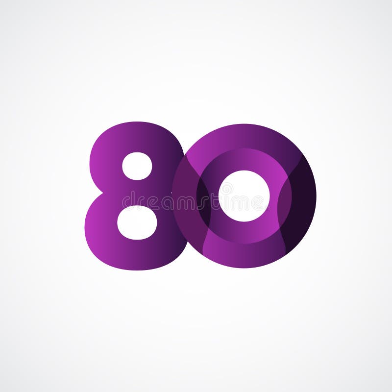 Purple 80th Birthday Stock Illustrations – 30 Purple 80th Birthday ...