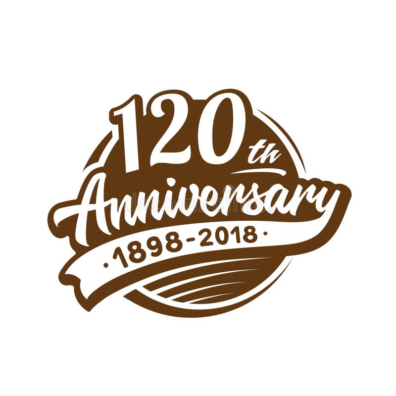 120 Years Anniversary Design Template. Vector and Illustration. 120th ...