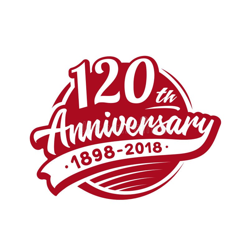 120 Years Anniversary Design Template. Vector and Illustration. 120th ...