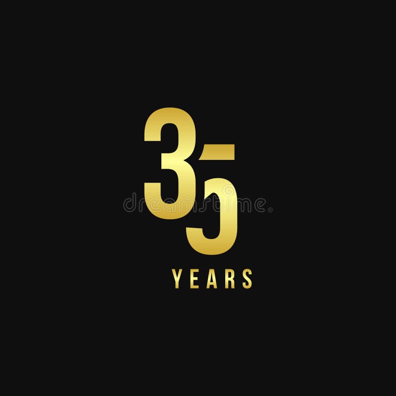 35 Anniversary Gold Stock Illustrations – 522 35 Anniversary Gold Stock ...