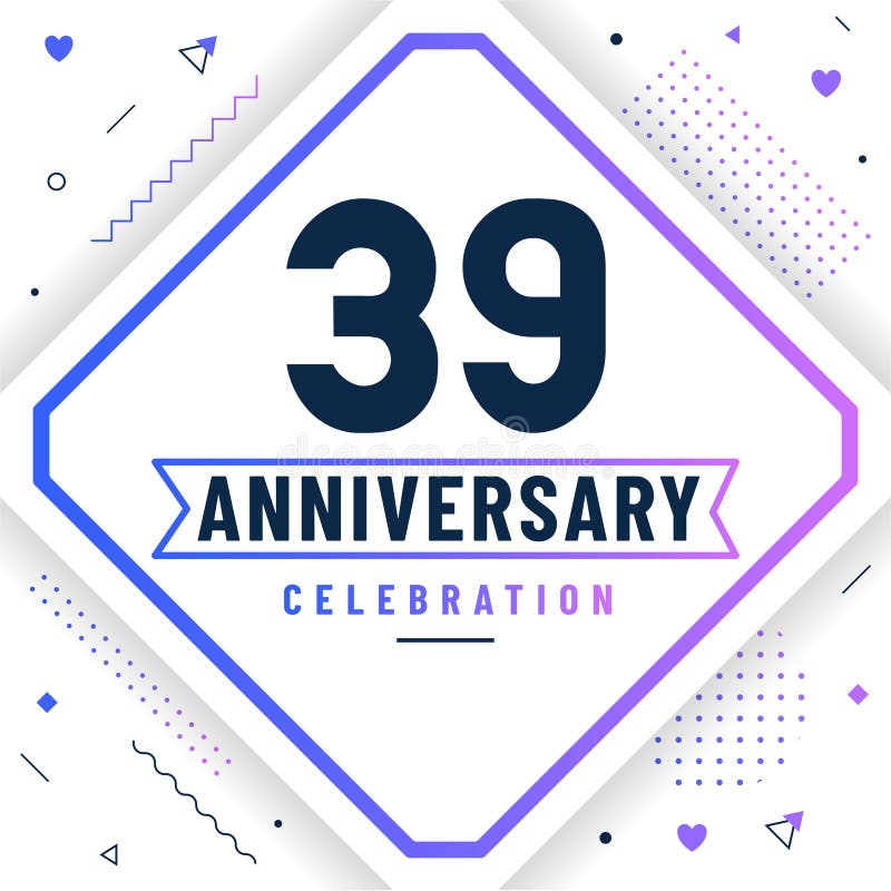 Happy Anniversary 39 Stock Illustrations – 344 Happy Anniversary 39 ...