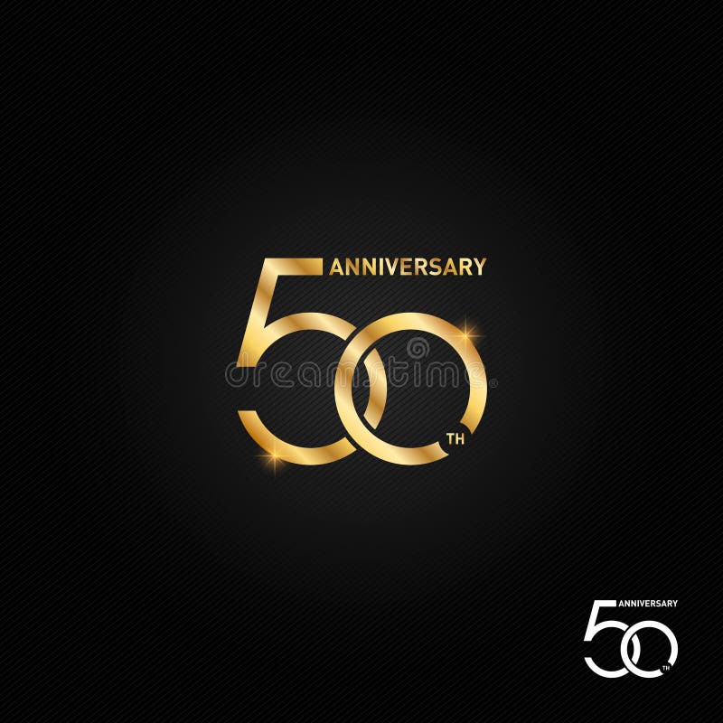 50 Years Anniversary Logo, Icon and Symbol Vector Illustration Stock ...
