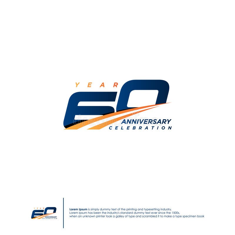 60 Years Anniversary Stock Illustrations – 3,539 60 Years Anniversary ...