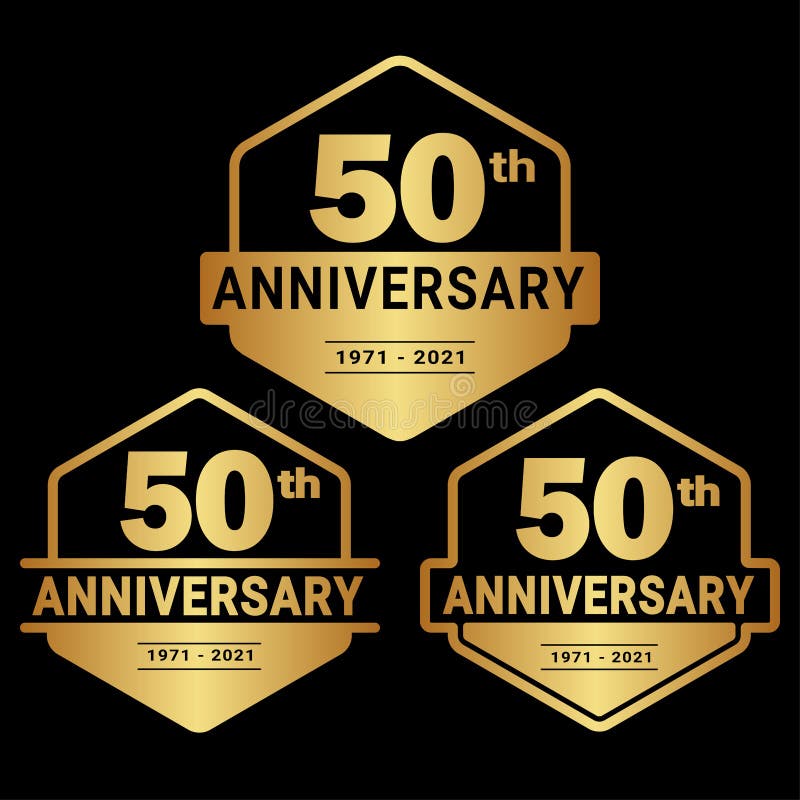 50 Years Anniversary Celebration Logotype. 50th Anniversary Logo ...