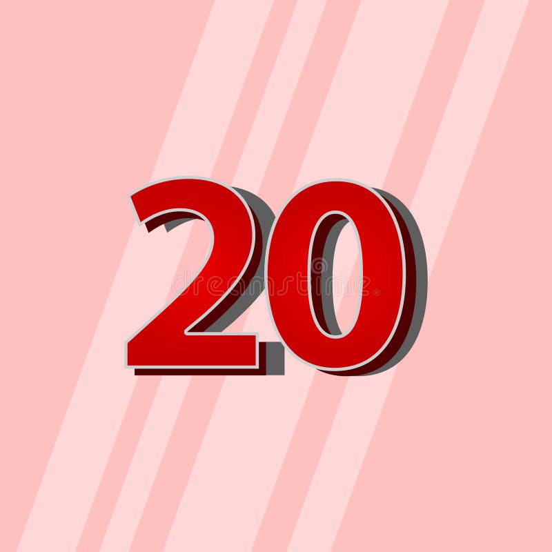 Celebrating 20 Years Red Stock Illustrations – 222 Celebrating 20 Years ...