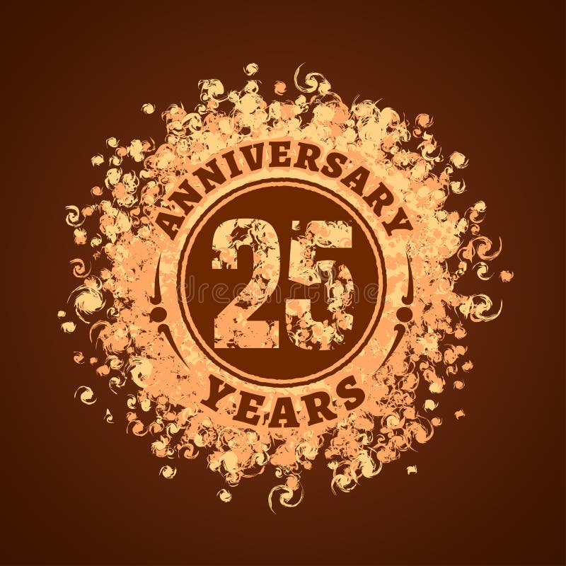 25 Years Emblem Stock Illustrations – 950 25 Years Emblem Stock ...