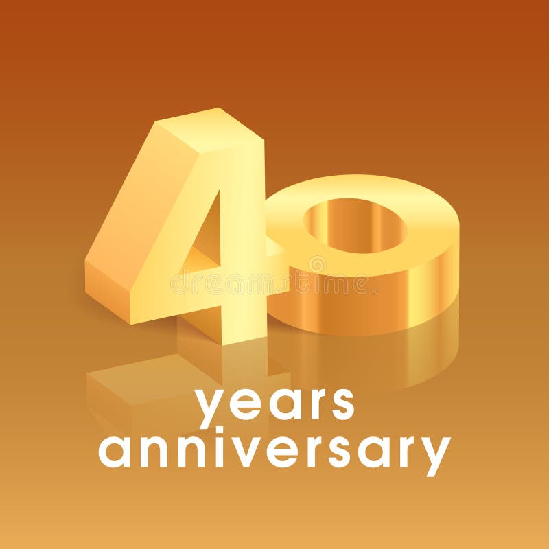 40 Years Square Logo Stock Illustrations – 28 40 Years Square Logo ...