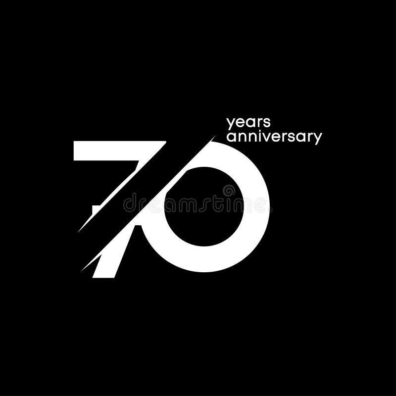 70 Years Anniversary Vector Template Design Illustration Stock Vector ... 70 Years Anniversary Vector Template Design Illustration Stock Vector ...