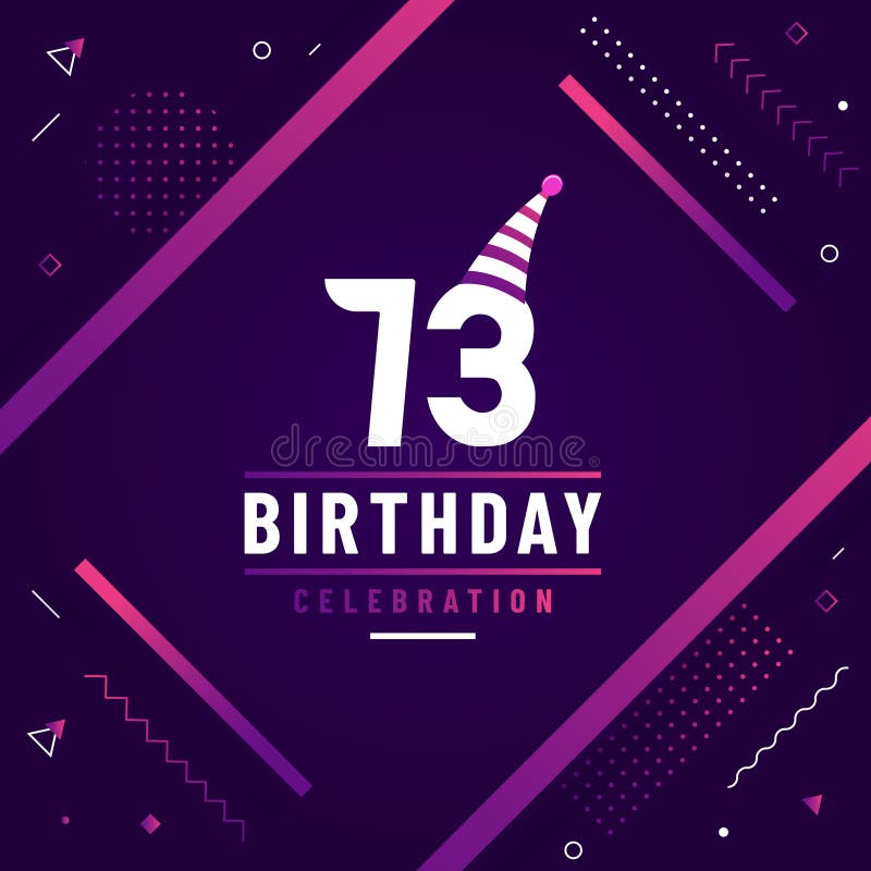 73rd Happy Birthday Stock Illustrations – 297 73rd Happy Birthday Stock ...
