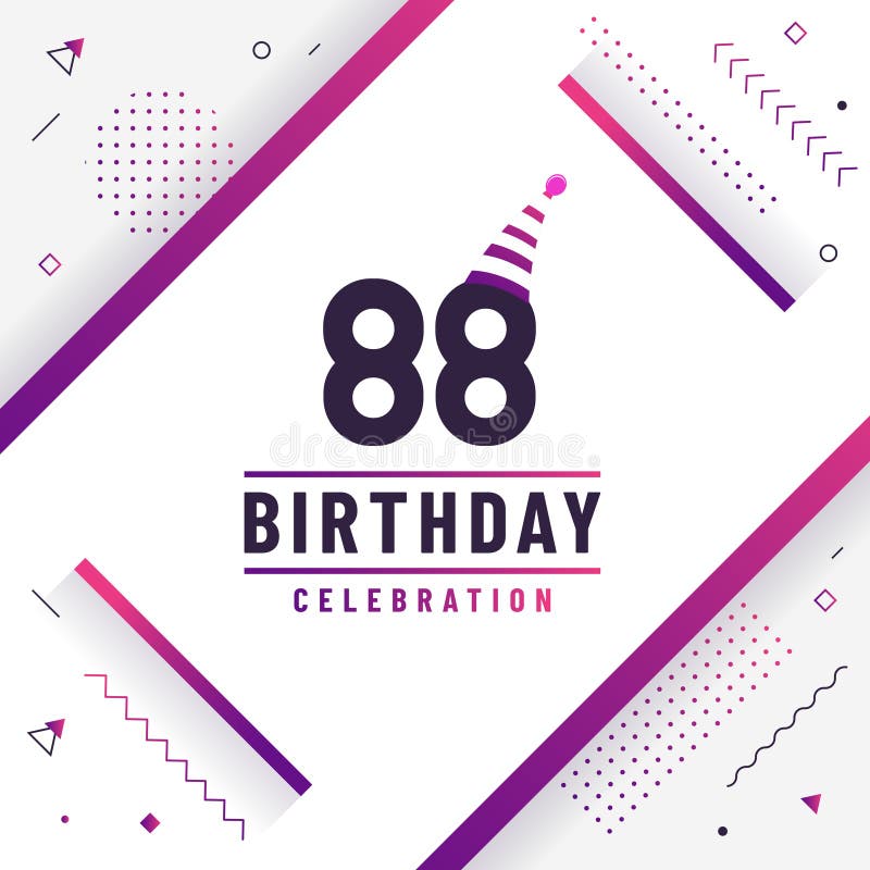 Happy 88th Birthday Stock Illustrations – 364 Happy 88th Birthday Stock ...