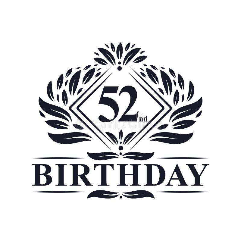 52nd Birthday Stock Illustrations – 255 52nd Birthday Stock ...