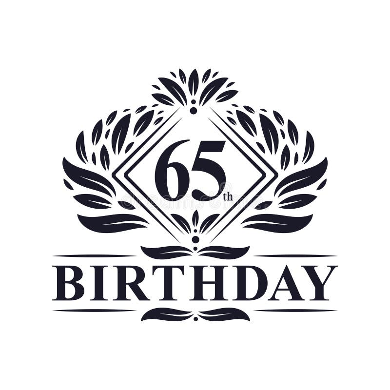 65th Birthday Logo Stock Illustrations – 774 65th Birthday Logo Stock ...