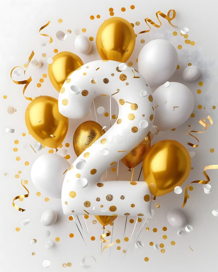 Balloons Design Elegant for Celebration Party Vector Illustration Stock ...