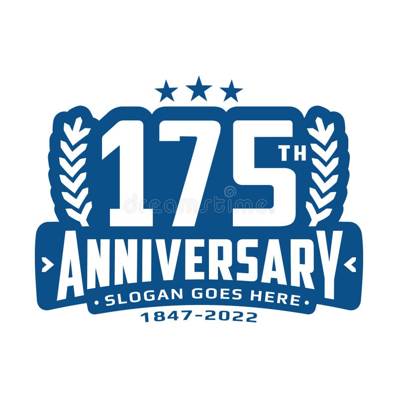 175 Years Anniversary Logo Design Template. 175th Anniversary ...