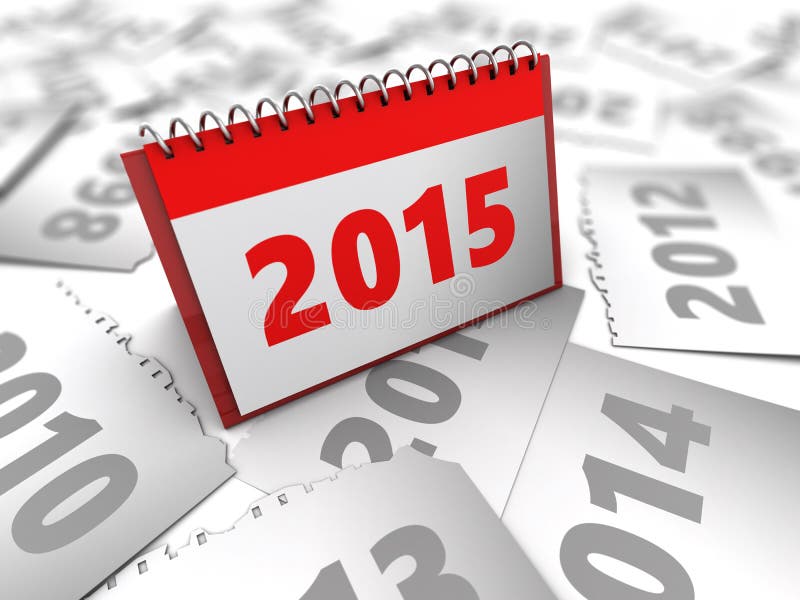 Years calendar stock illustration. Illustration of decoration - 46898079