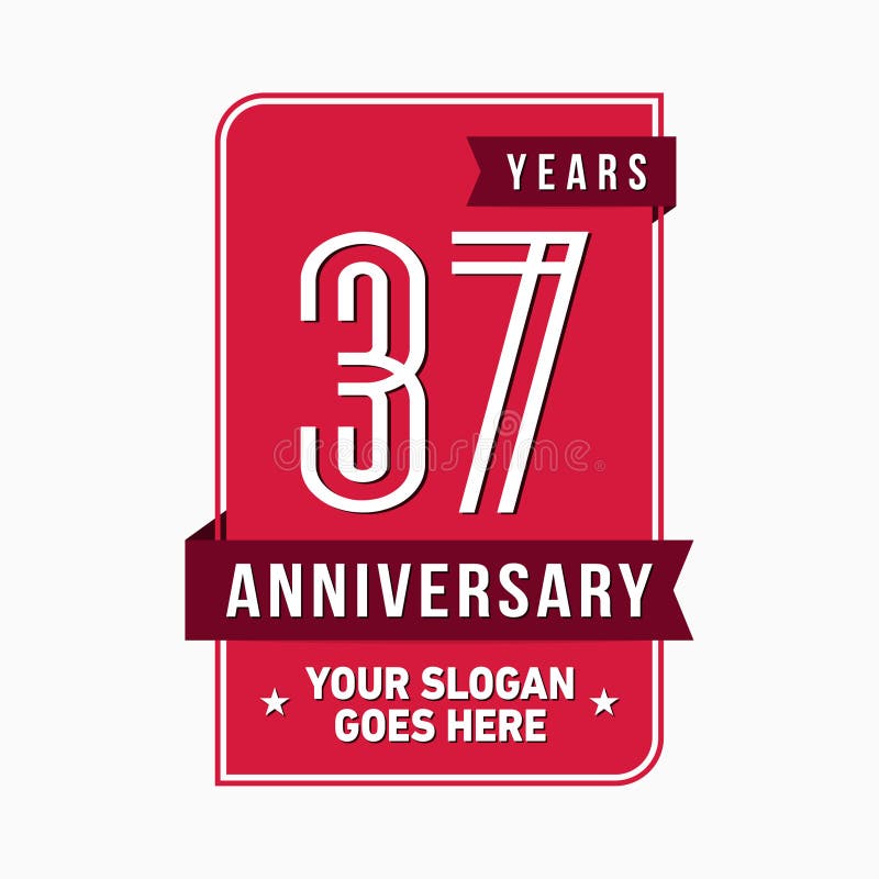 37 Years Celebrating Anniversary Design Template. 37th Logo. Vector and ... 37 Years Celebrating Anniversary Design Template. 37th Logo. Vector and ...