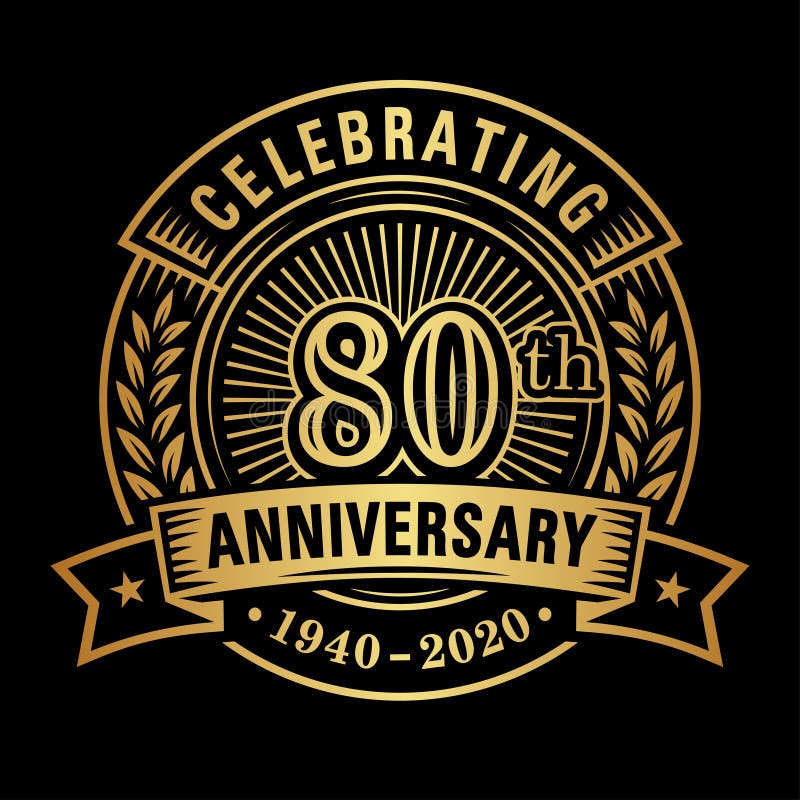 80years Logo Stock Illustrations – 184 80years Logo Stock Illustrations ...