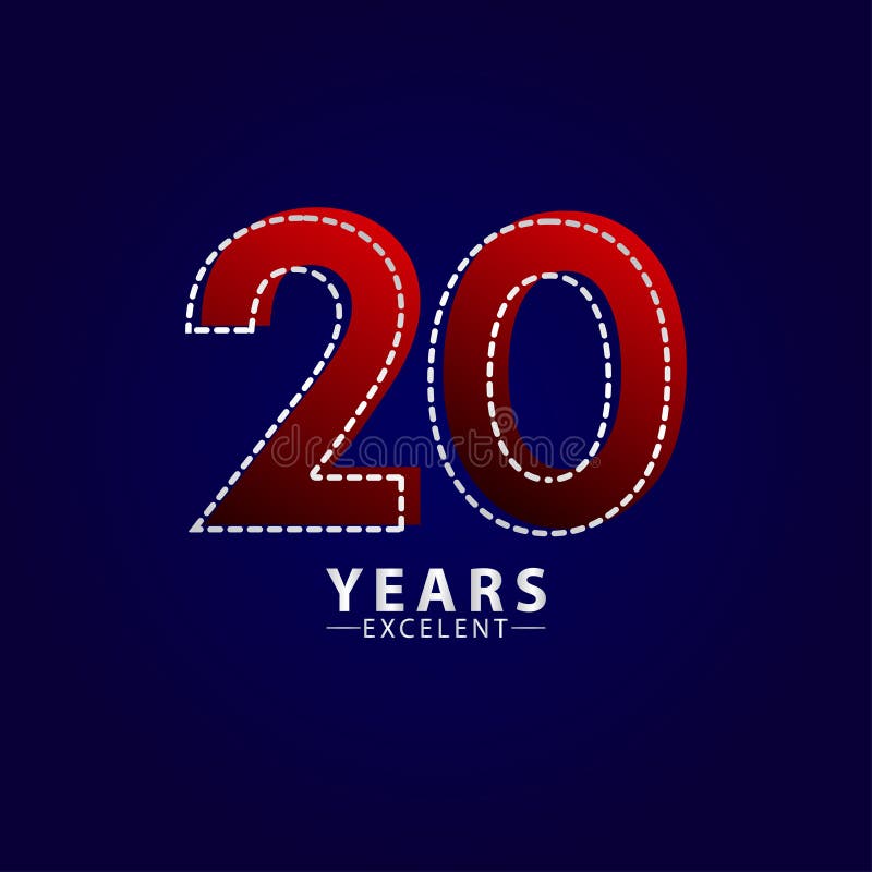 Celebrating 20 Years Red Stock Illustrations – 222 Celebrating 20 Years ...
