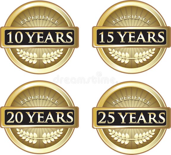 Years of Experience stock vector. Illustration of heraldry - 47876209