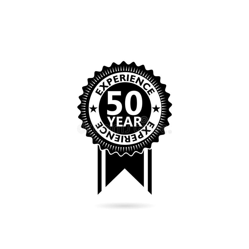 50 Years Experience Logo Stock Illustrations – 26 50 Years Experience ...