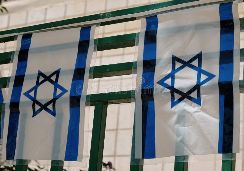 75 Years since the Founding of the State of Israel. Flag of Israel ...