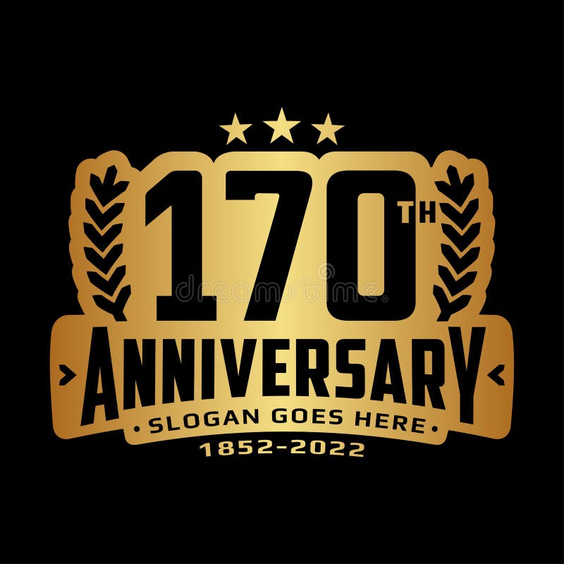 170 Years Anniversary Logo Design Template. 170th Anniversary ...