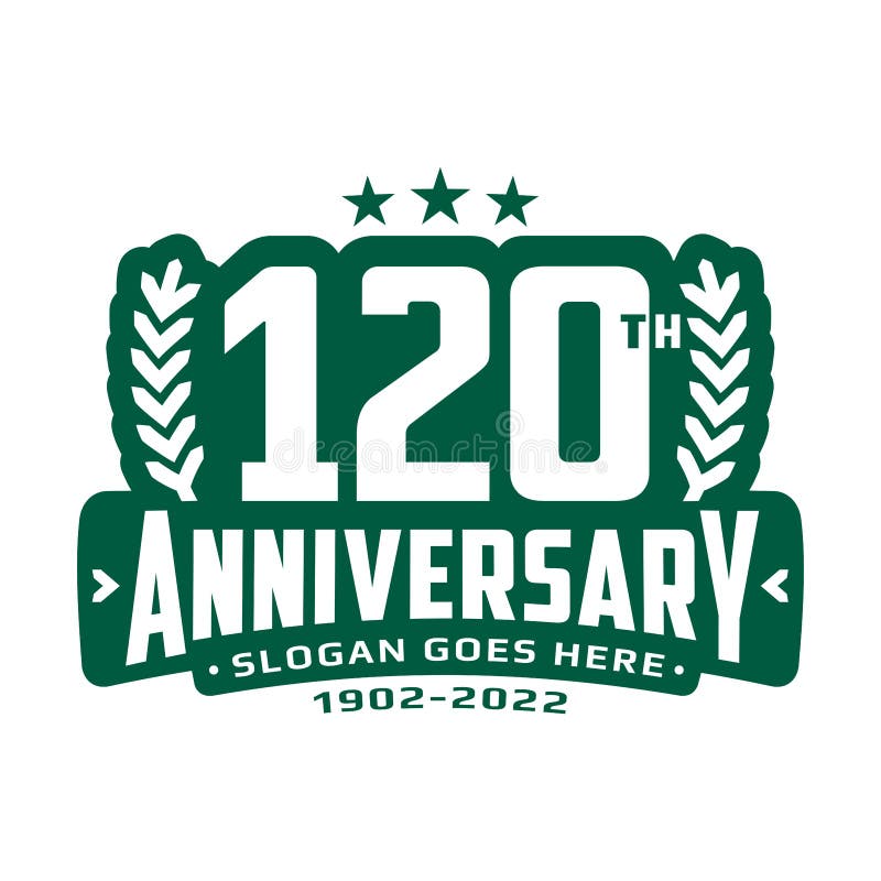 120 Years Anniversary Logo Design Template. 120th Anniversary ...
