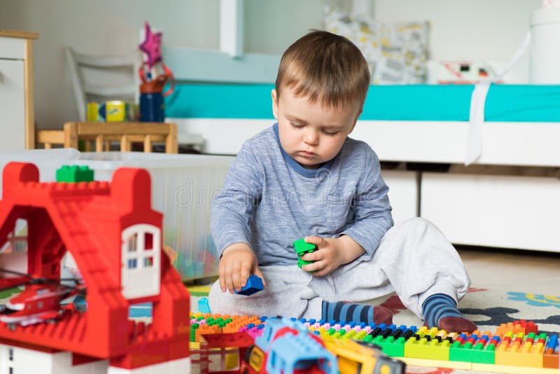 3 Years Old Boy Build Lego House Stock Photos - Free & Royalty-Free ...