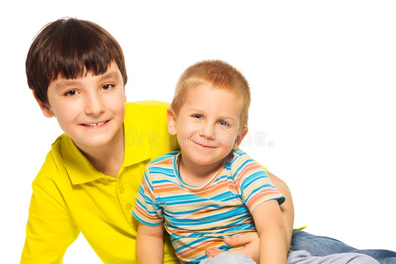 Two brothers stock image. Image of caucasian, toddler - 29738667