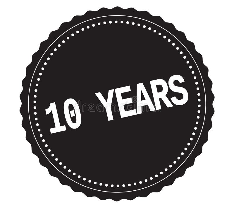 10 Years Anniversary Sign. Element of Anniversary Sign. Premium Quality ...