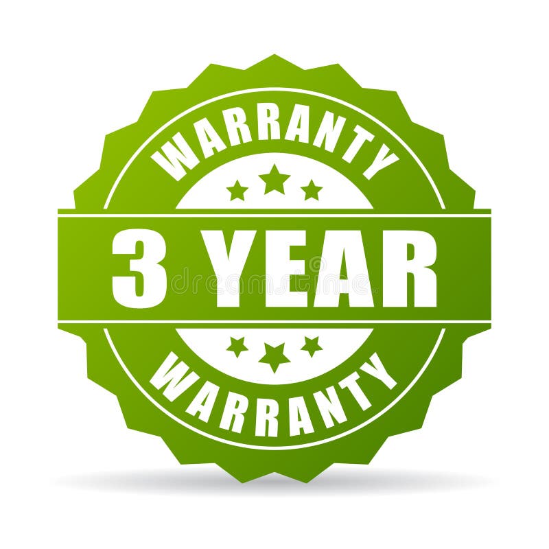 3 years warranty icon stock vector. Illustration of guaranteed - 78372966