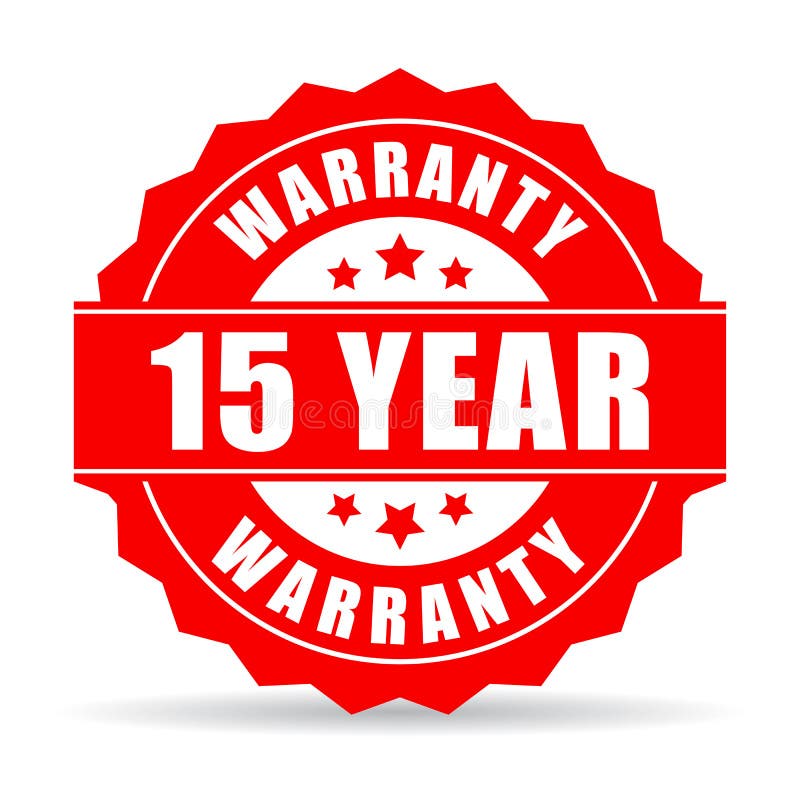 15 years warranty icon stock vector. Illustration of guaranteed - 80642219