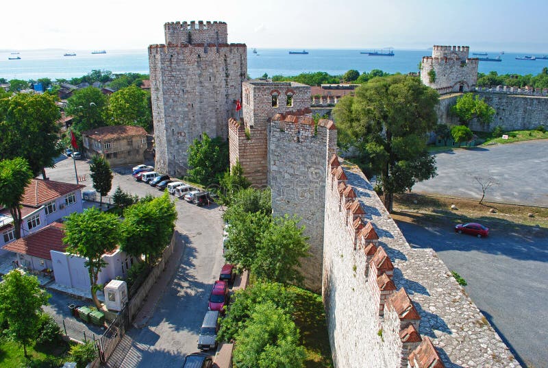 Yedikule (forteresse De Sept Tours) Istanbul Image stock - Image du ...
