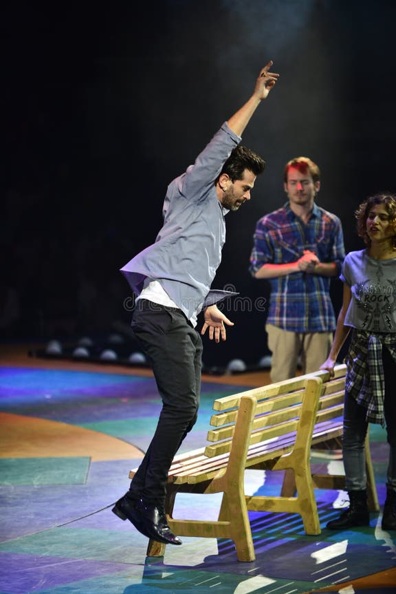 Yehuda Levi (actor) imagen editorial. Imagen de mano - 64176030