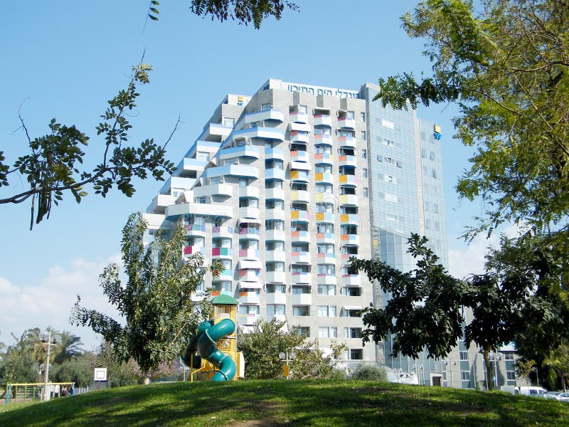 Or Yehuda the Synagogue Facade 2011 Stock Image - Image of steel, high ...