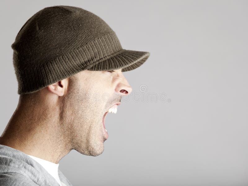 Man yelling stock photo. Image of direct, angry, violent - 475940