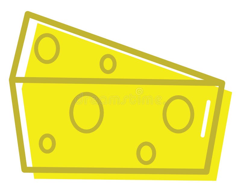 Yello cheese, icon icon stock vector. Illustration of graphic - 259787531