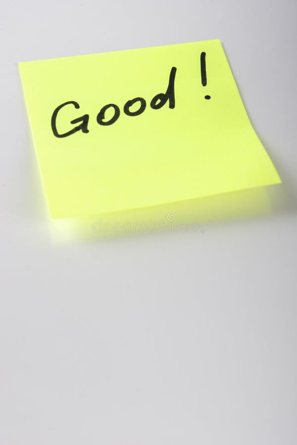 Yello Sticky Note with stock image. Image of attach, concept - 36626209