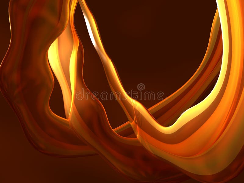 Yellow 3D abstract stock illustration. Illustration of animation - 2894920