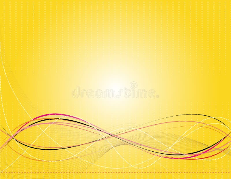 Yellow abstract background stock vector. Illustration of electronics ...