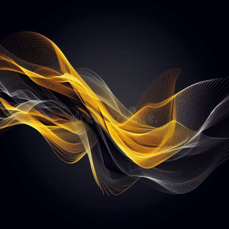 Yellow Abstract Background stock illustration. Illustration of orange ...