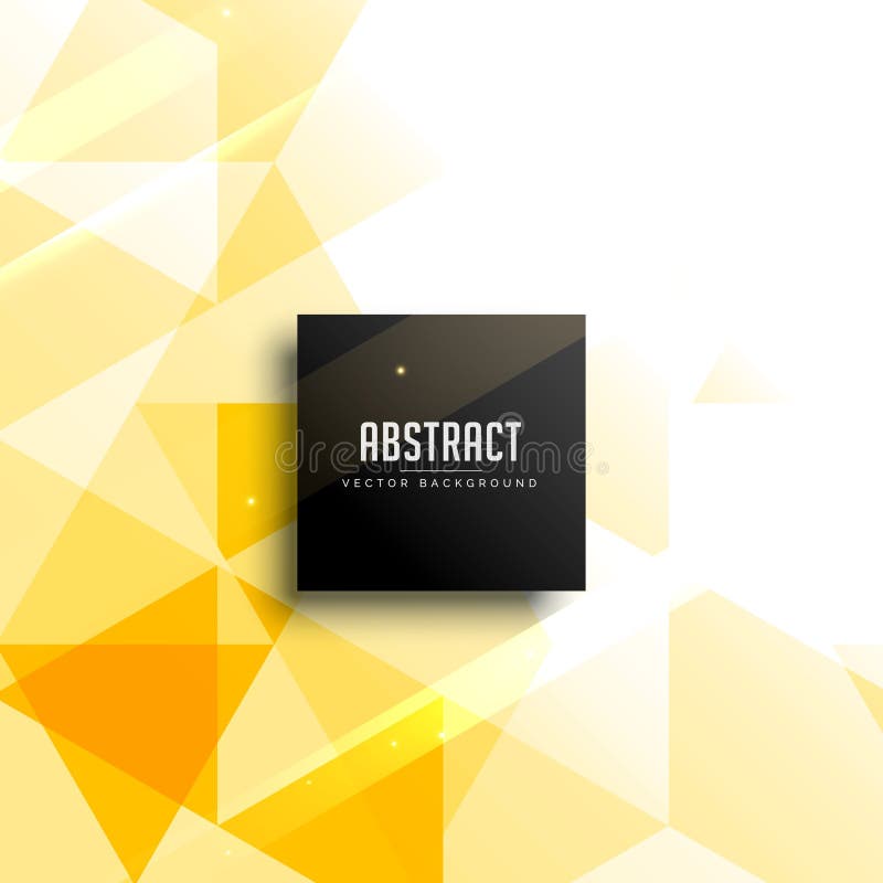 Yellow Abstract Background Design Stock Vector - Illustration of tile ...