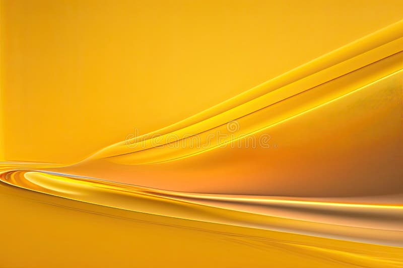 Yellow Abstract Background Illustration Generative AI Art Stock ...