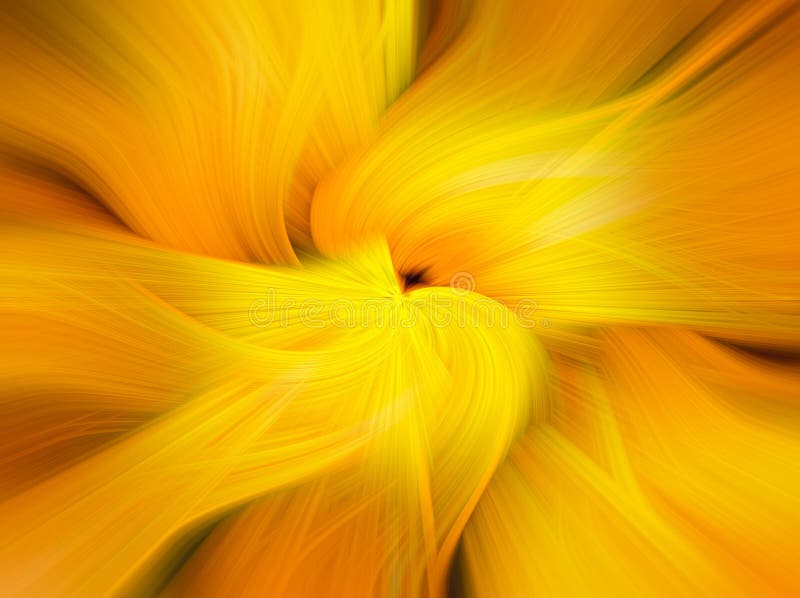 Yellow Abstract Background of Reflection of Running Water with Bubbles ...