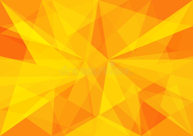 Yellow Abstract Geometric Background Stock Vector - Illustration of ...