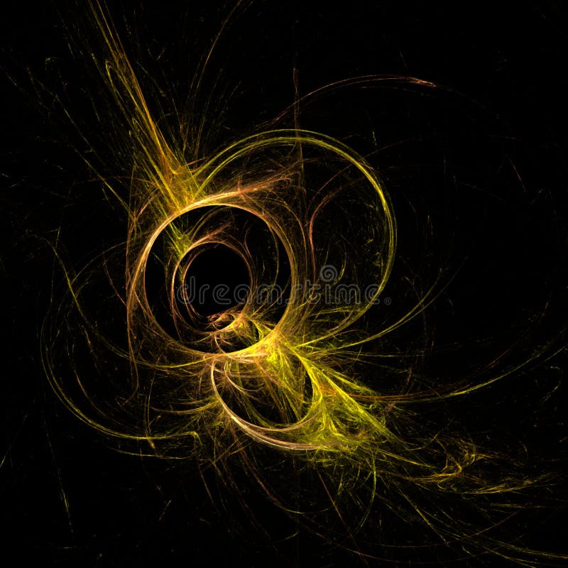 Yellow Abstract Linear Pattern on Black Background, Wallpaper Stock ...